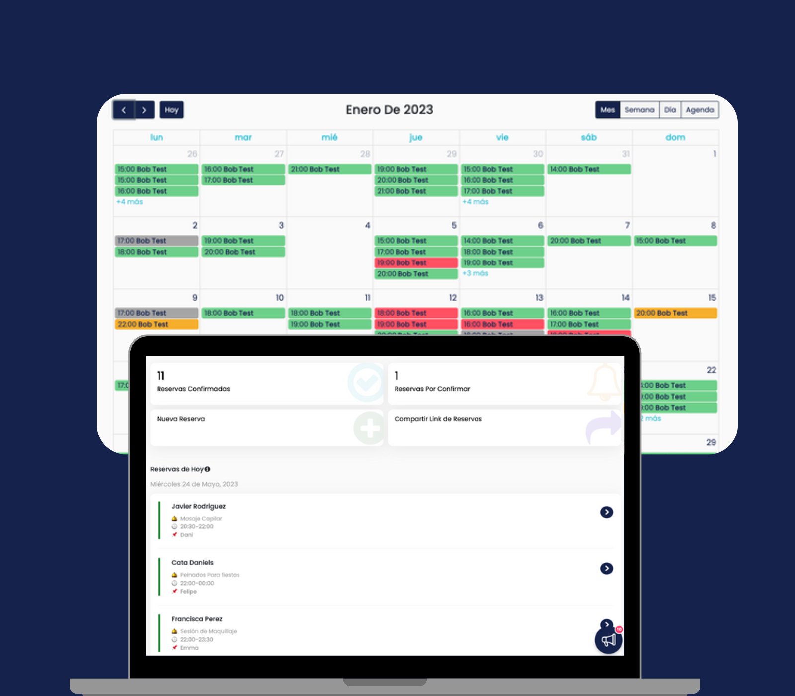 Sistema de Agendamiento & Agenda Virtual - Rezrva